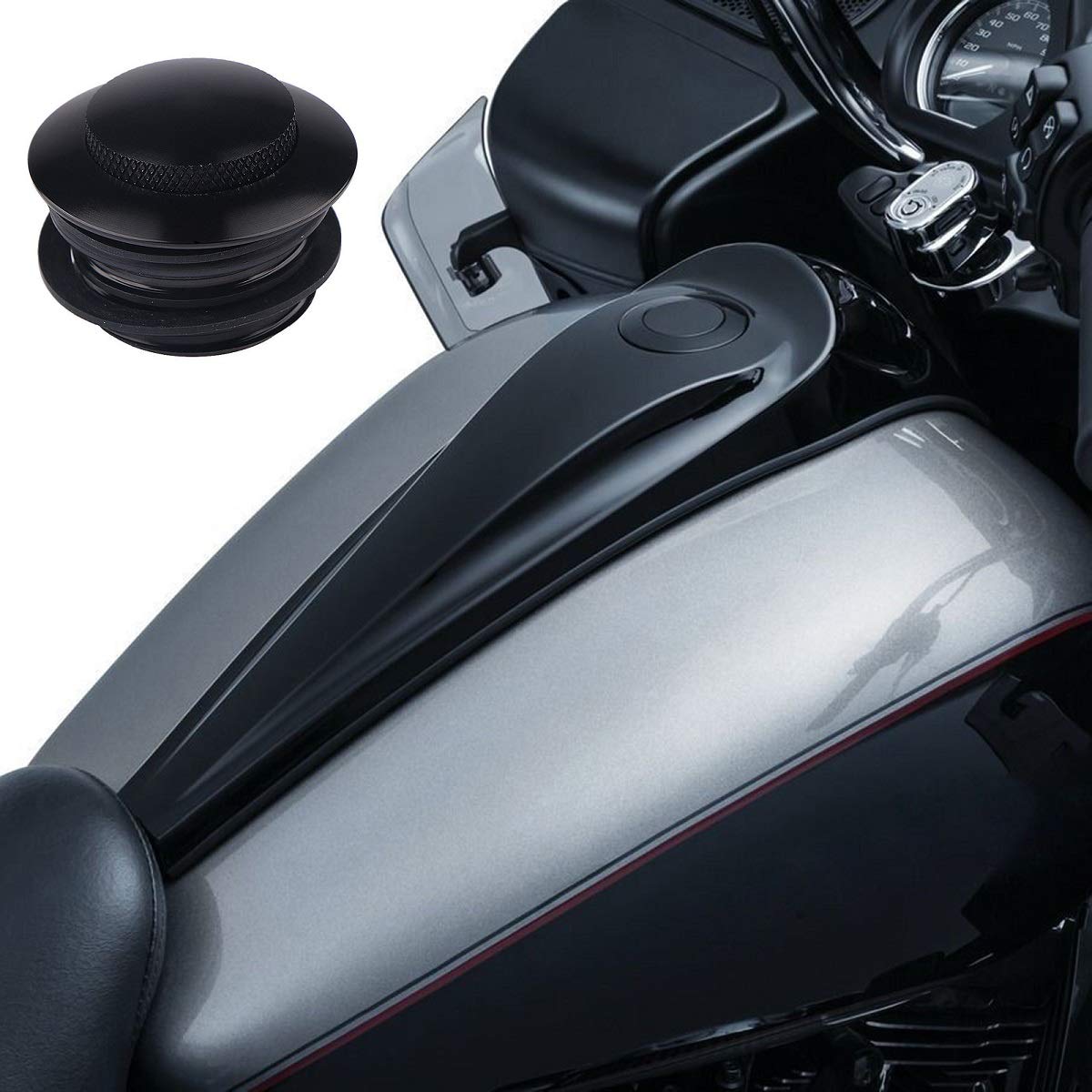 Clockwise Flush Pop Up Gas Cap Vented Fuel Tank Gas | Desertcart INDIA