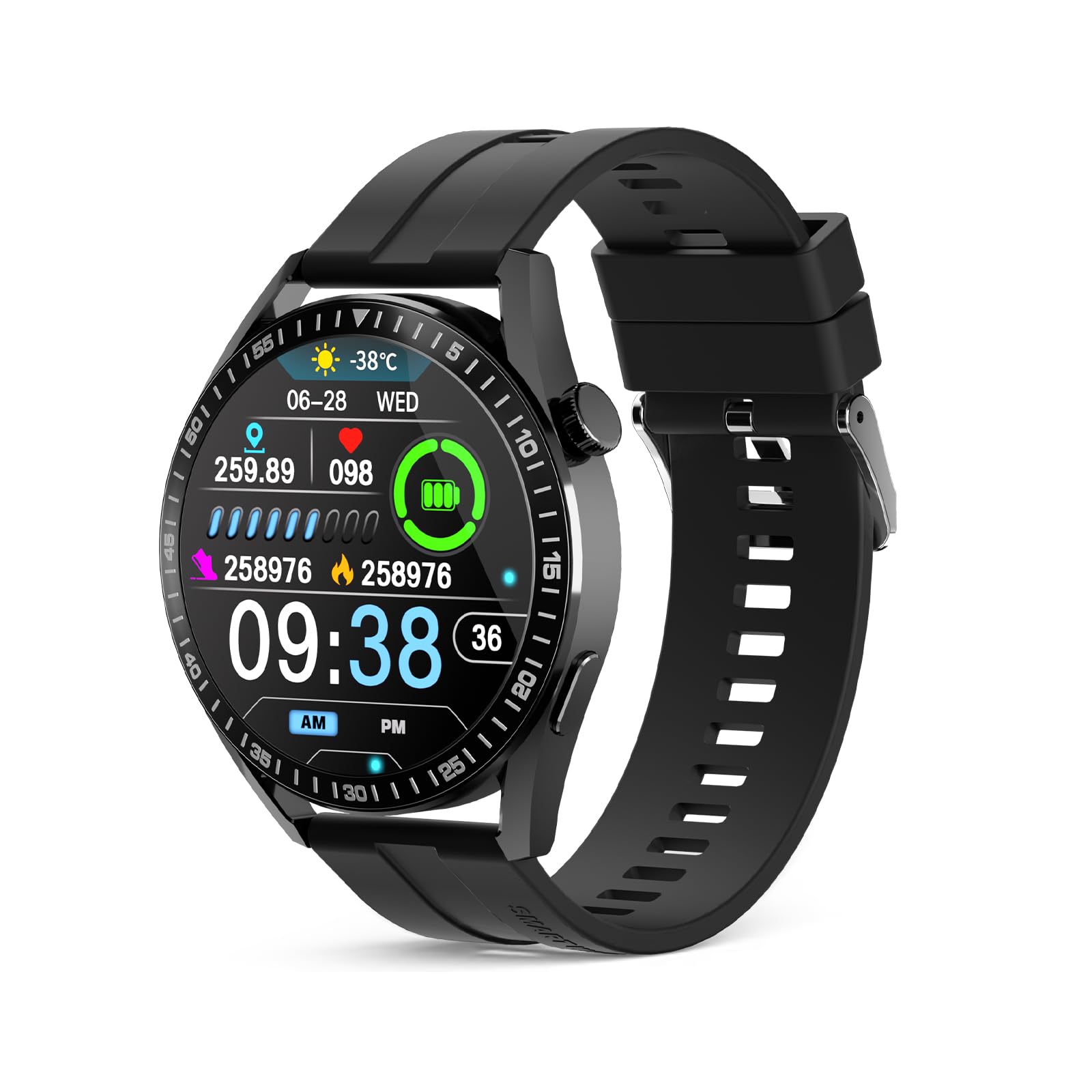 Amazon.com: BRUBOSES Smart Watch for Men (Answer/Make Call),Waterproof ...