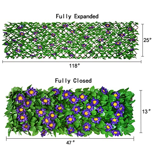Snapklik.com : LANDGARDEN Expandable Fence Privacy Screen For Balcony ...