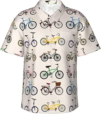 Amazon.com: EdNeY Mens Casual Short Sleeve Button Down Hawaiian Shirts ...