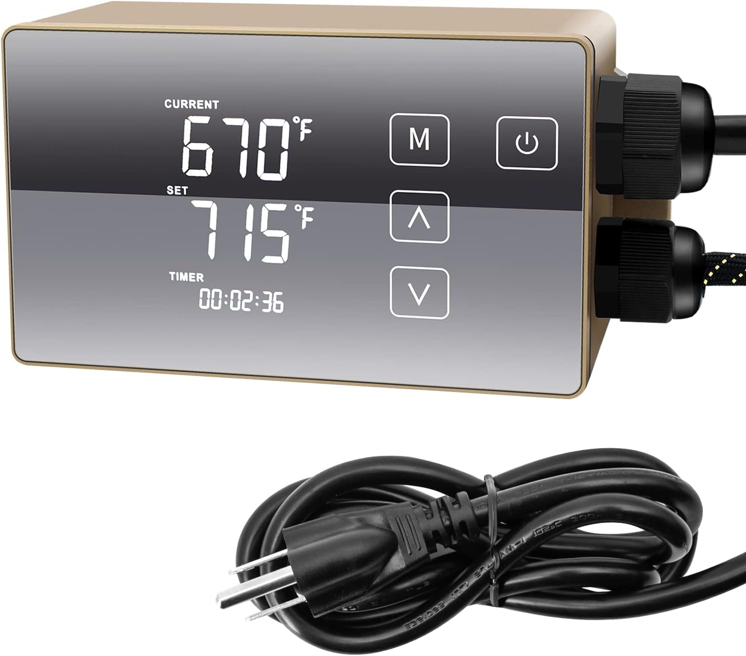 Amazon.com: Universal 1/32DIN Digital PID Temperature Controller - DC ...