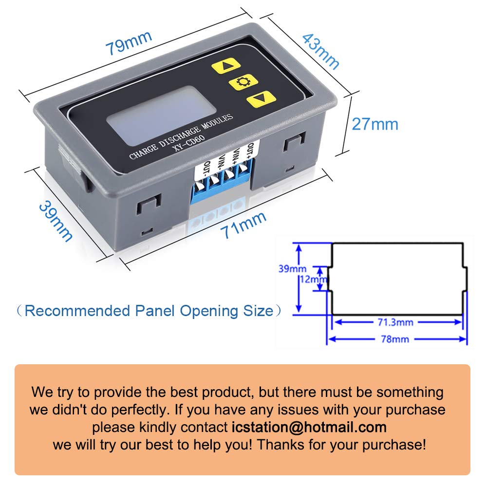 Snapklik.com : Low Voltage Disconnect, Icstation Low Voltage Cutoff DC ...