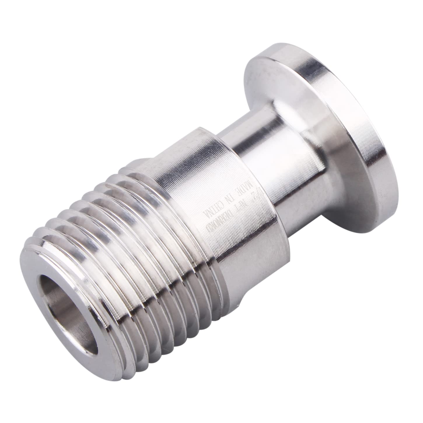 Snapklik.com : 1/2" Tri Clamp Adapter To 1/2 Inch MNPT Thread Ferrule ...