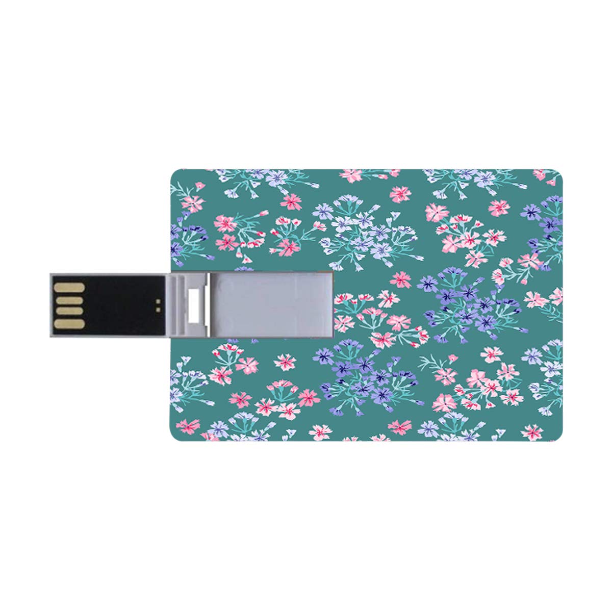 Pruébame Designer Card Shape pendrive | 16 GB Pendrive | Floral Printed ...