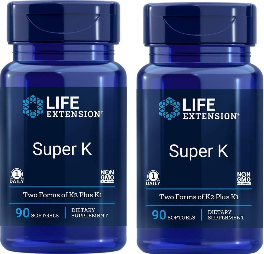 Amazon.com: Life Extension Super K, 90 Softgels (Pack of 2) : Health ...