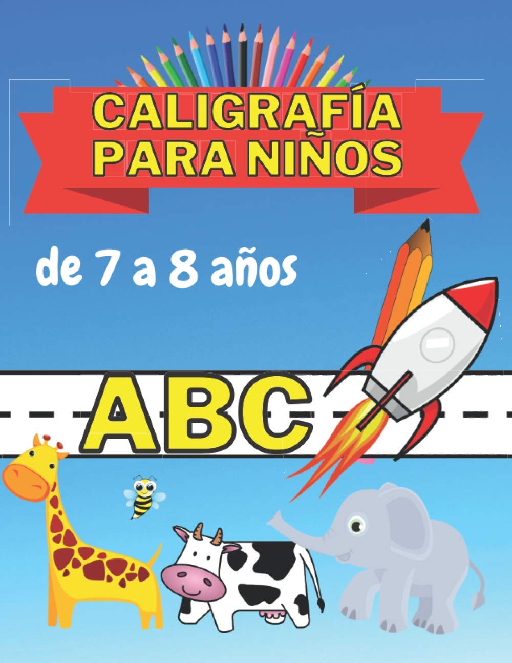 Caligrafia Para Ninos De 7 A 8 Anos Cuaderno Para | Desertcart GB