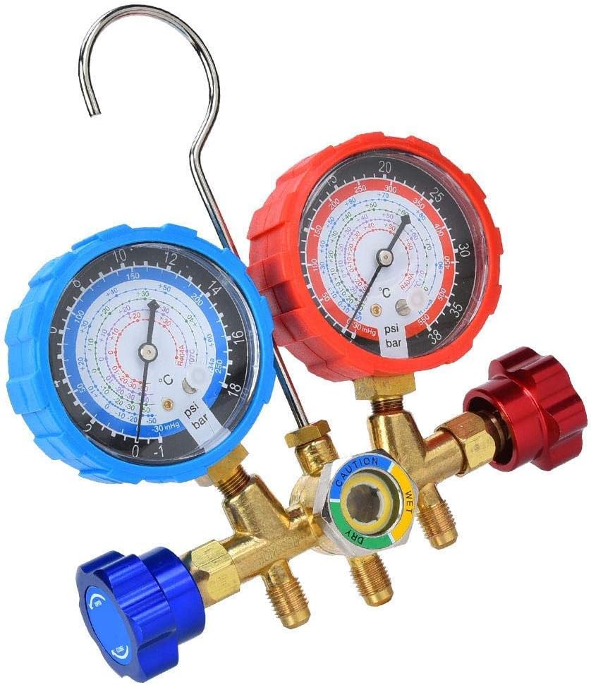 Digital Craft Manifold Gauge and Refrigerant Testing Charging ...