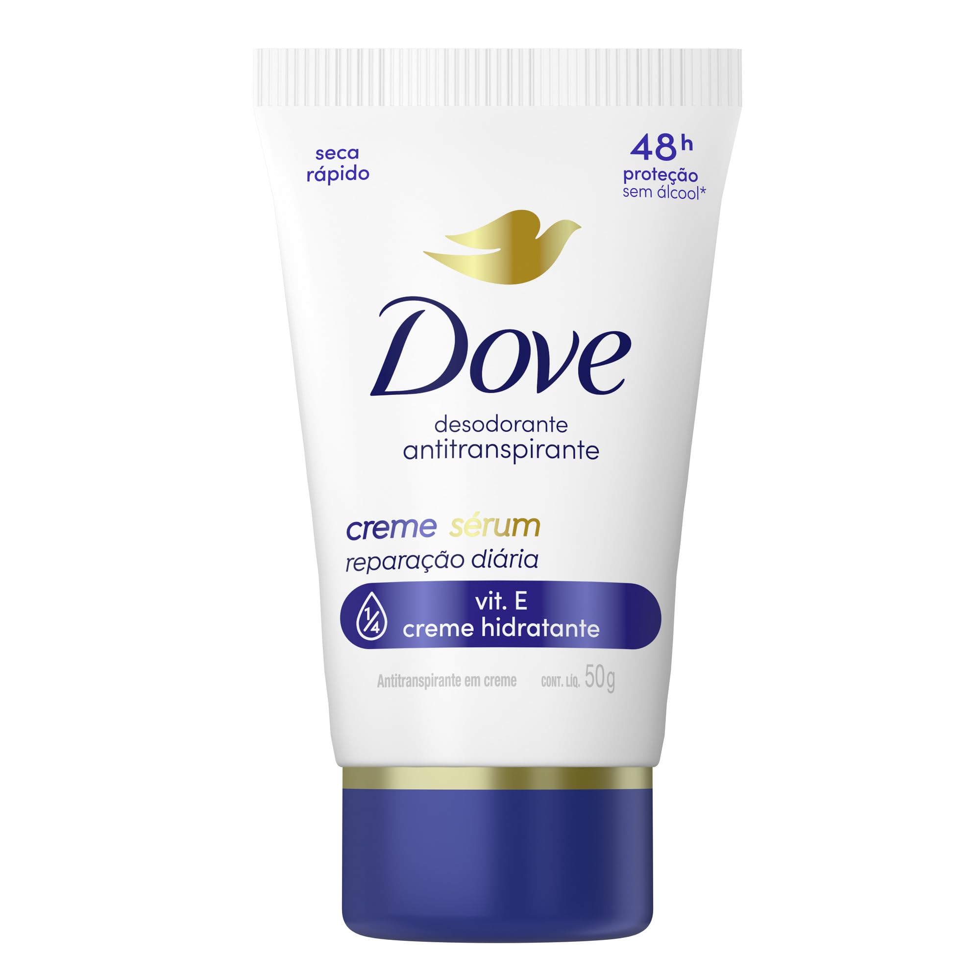 Dove Desodorante Antitranspirante em Creme Sérum Reparação Diária 50 G ...