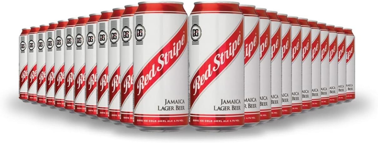 Red Stripe (Cans) cans Beer 440ml x 24 : Amazon.co.uk: Grocery