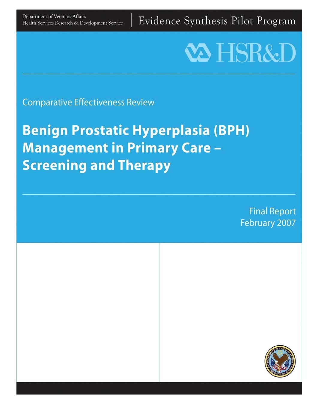 Benign Prostatic Hyperplasia (BPH) Management in Primary Care ...