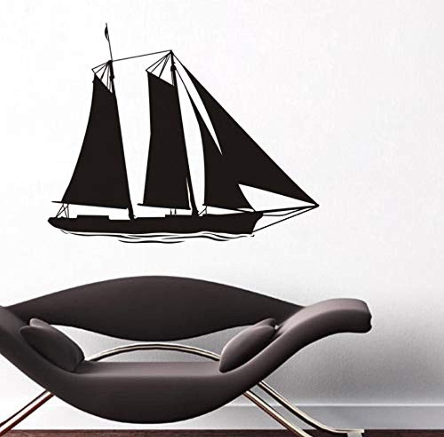 Amazon.com: Make Sailing Pattern The Ship Set Sail at Sea Motif for ...