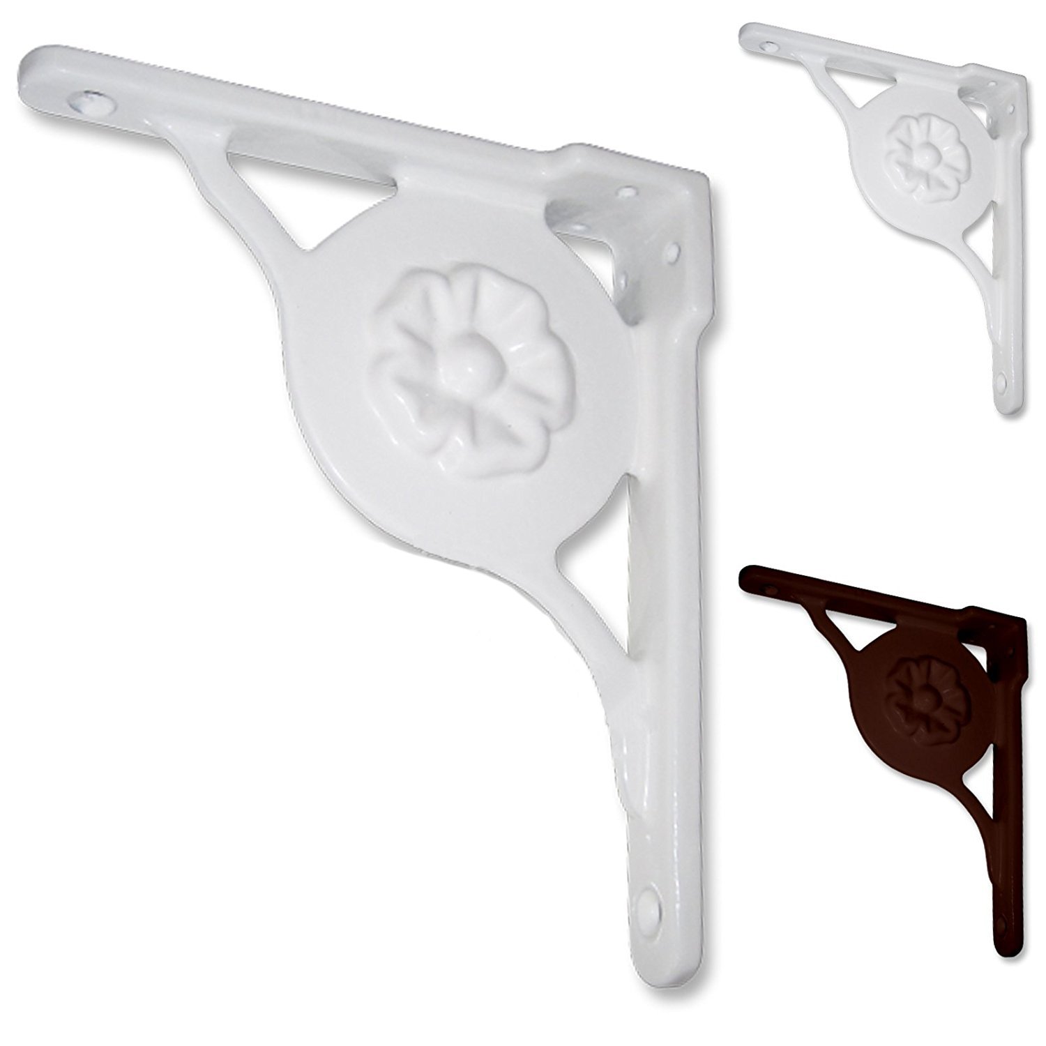 Small White Gallows Bracket 170 x 200mm Conservatory Box Gutter Support ...