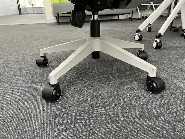 Slipstick Premium Rubber Office Chair Caster Wheel Replacements (Set of ...