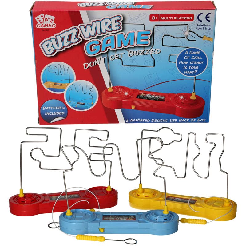 Buy JMS we create smile 1 x Buzz Wire Game Toy Electric Shock Maze Game ...