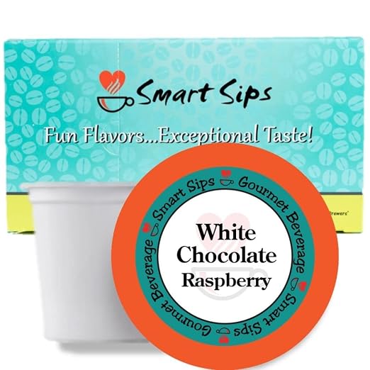 Amazon.com : Smart Sips, White Chocolate Raspberry Gourmet Flavored ...