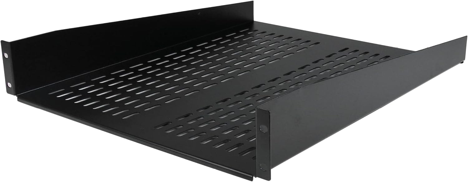 Amazon.com: StarTech.com 2U Server Rack Shelf - Universal Vented Rack ...