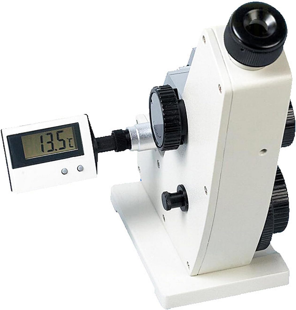Digital Abbe Refractometer, Monocular Abbe Refractometer, Adjustable ...
