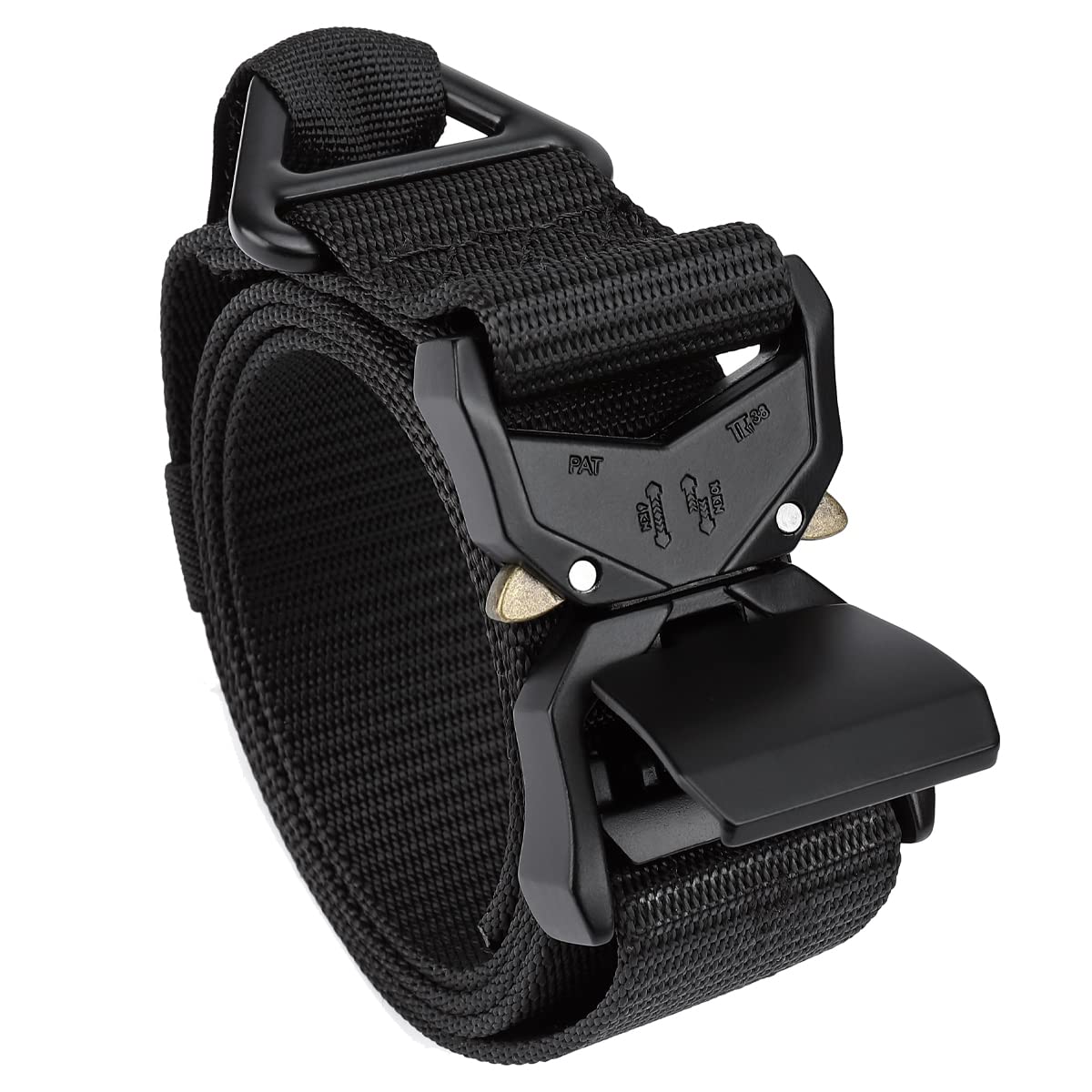 Buy MOZETO Belt for Men 1.5" Nylon Combat Work Emt Heavy Duty Belt with ...