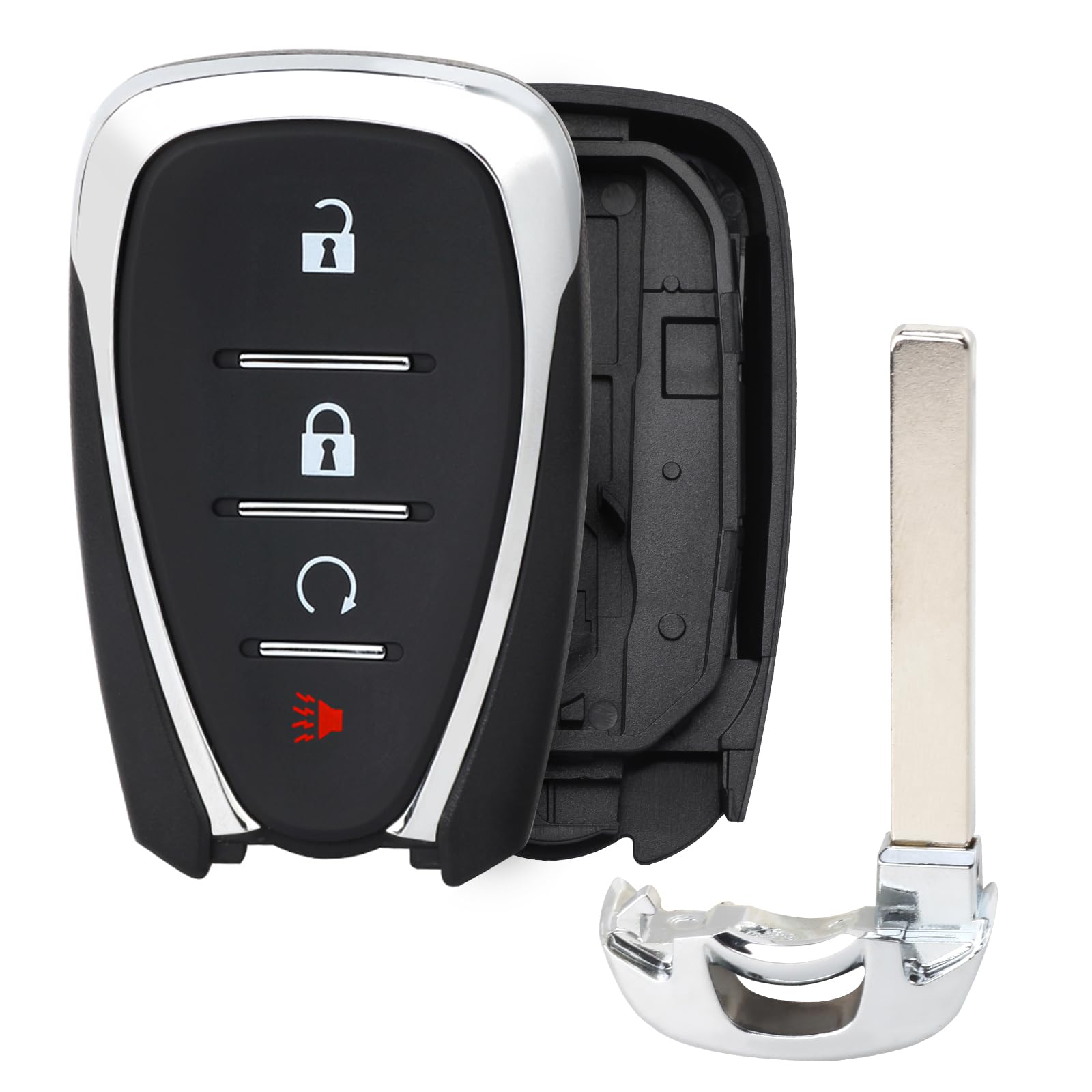 Amazon.com: Keymall Keyles Entry Car Key Fob Case Shell Cover ...