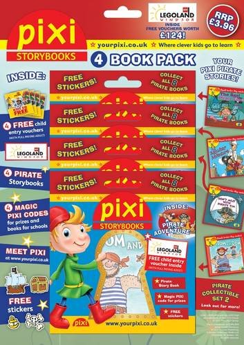 Buy Pixi Storybooks: Pirate Pack: 4 Mini Pixi Books with Stickers Book ...