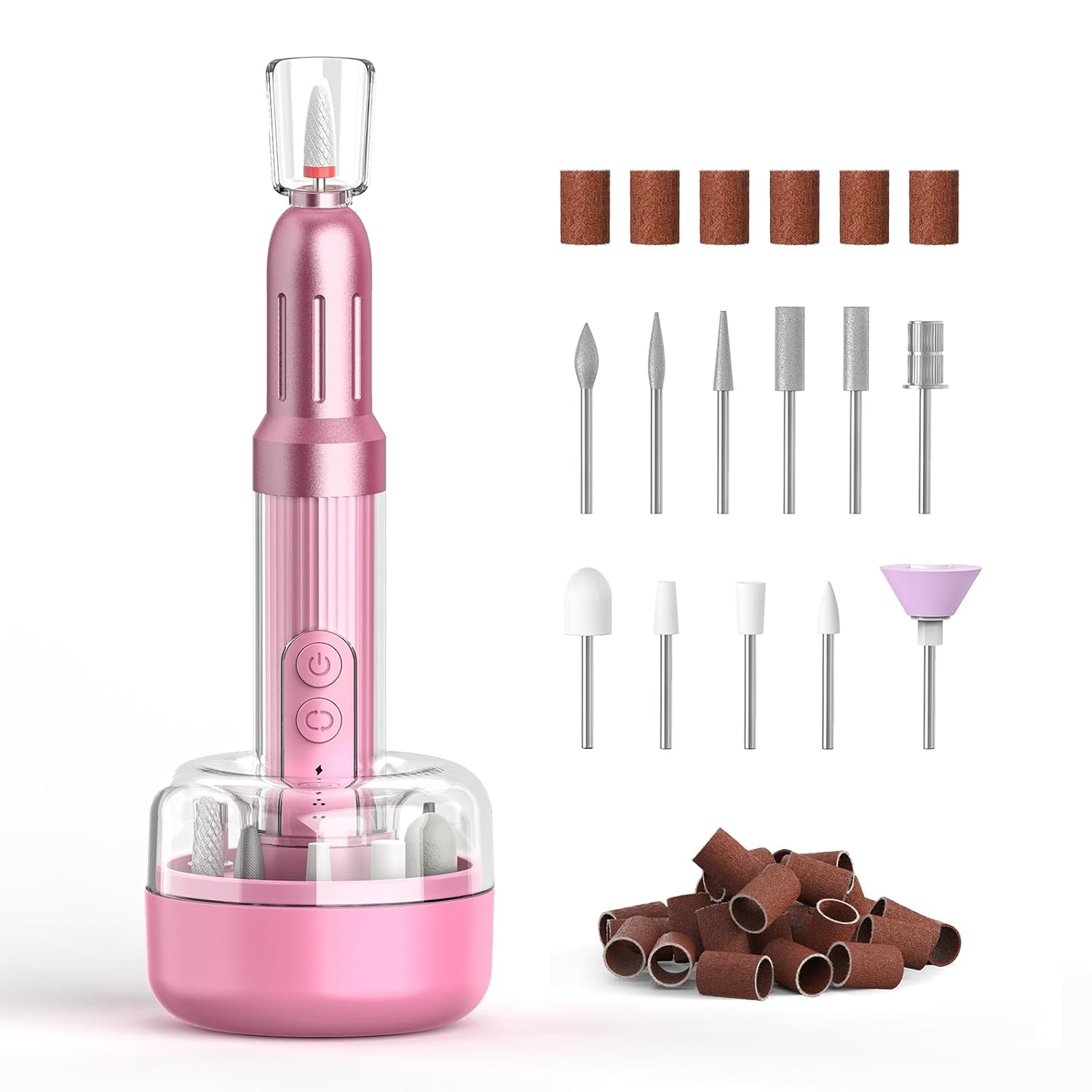 Amazon.com: Cordless Electric Nail Drill, CareYou Professional Electric ...