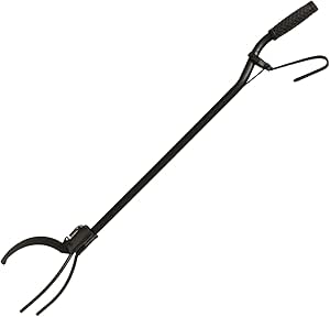 Amazon.com: Redneck Convent Heavy-Duty Log Grabber Fire Tongs Poker ...