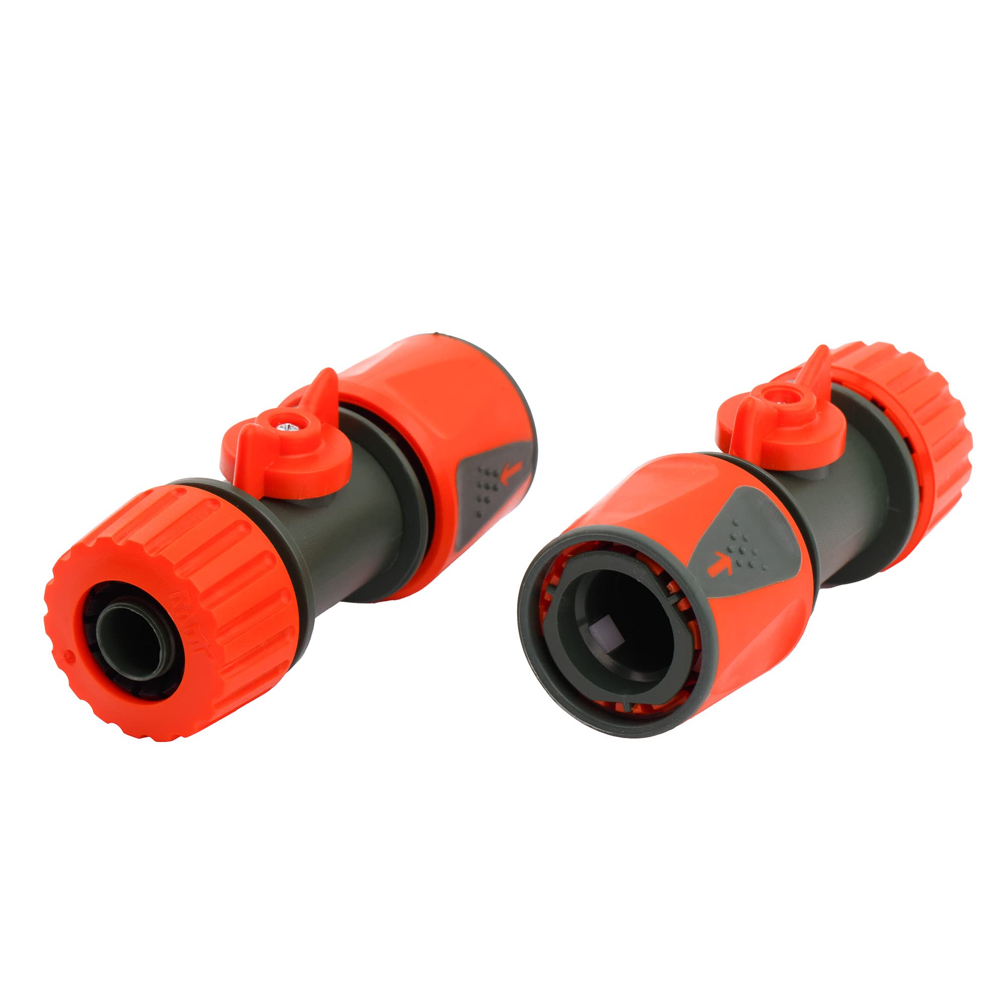Mivos Hose Connector with Regulating Valve for 1/2 Inch (13 mm) Garden ...