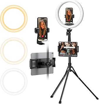 Amazon.com: UBeesize 12" Ring Light with 74" Extendable Tripod Stand ...