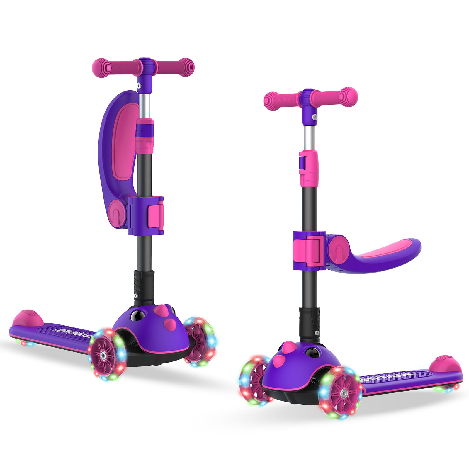 Snapklik.com : KS3 Pro Kick Scooter For Kids, One Key Removable Seat ...