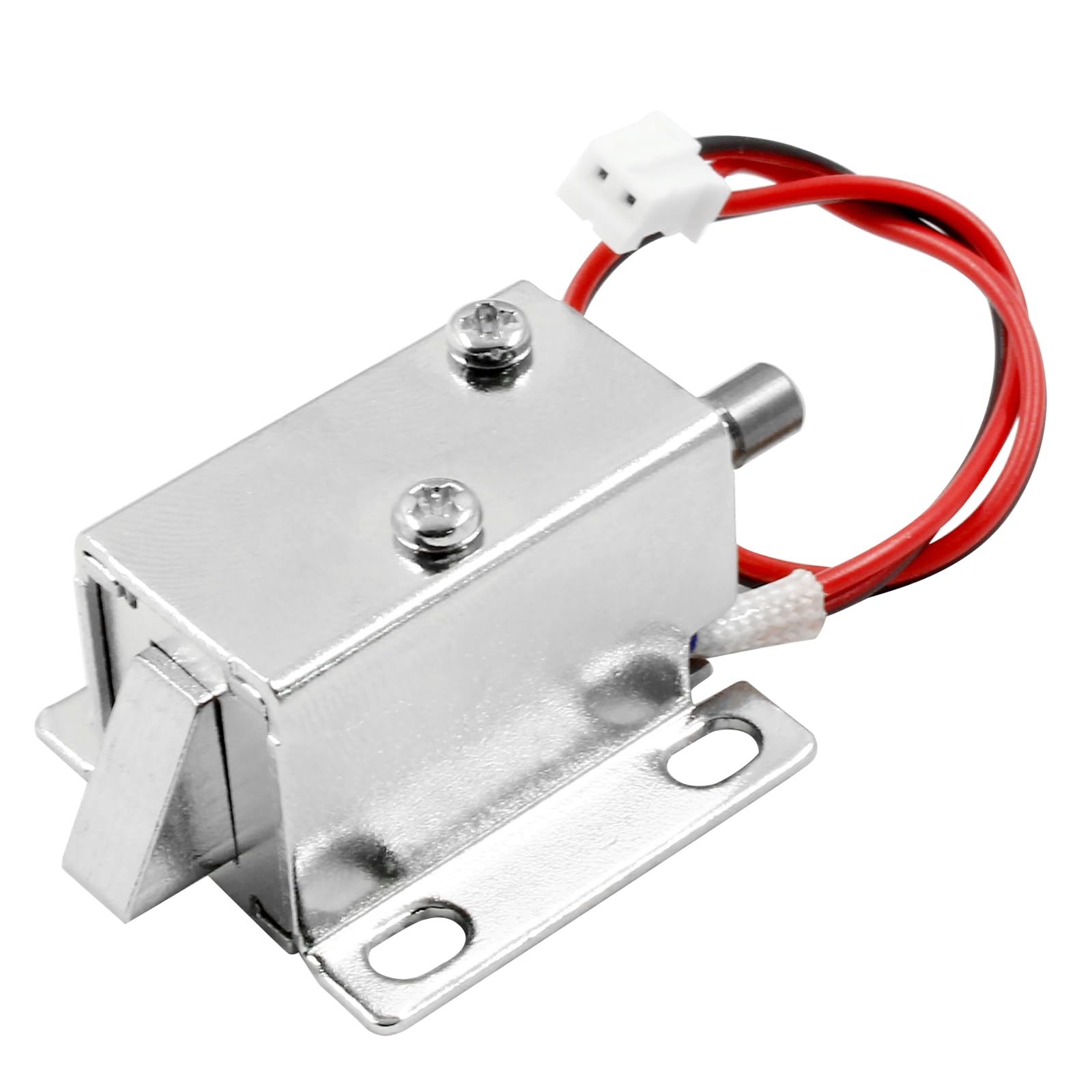 Bonsicoky DC 12V 0.43A Electromagnetic Solenoid Lock, Mini Slim ...