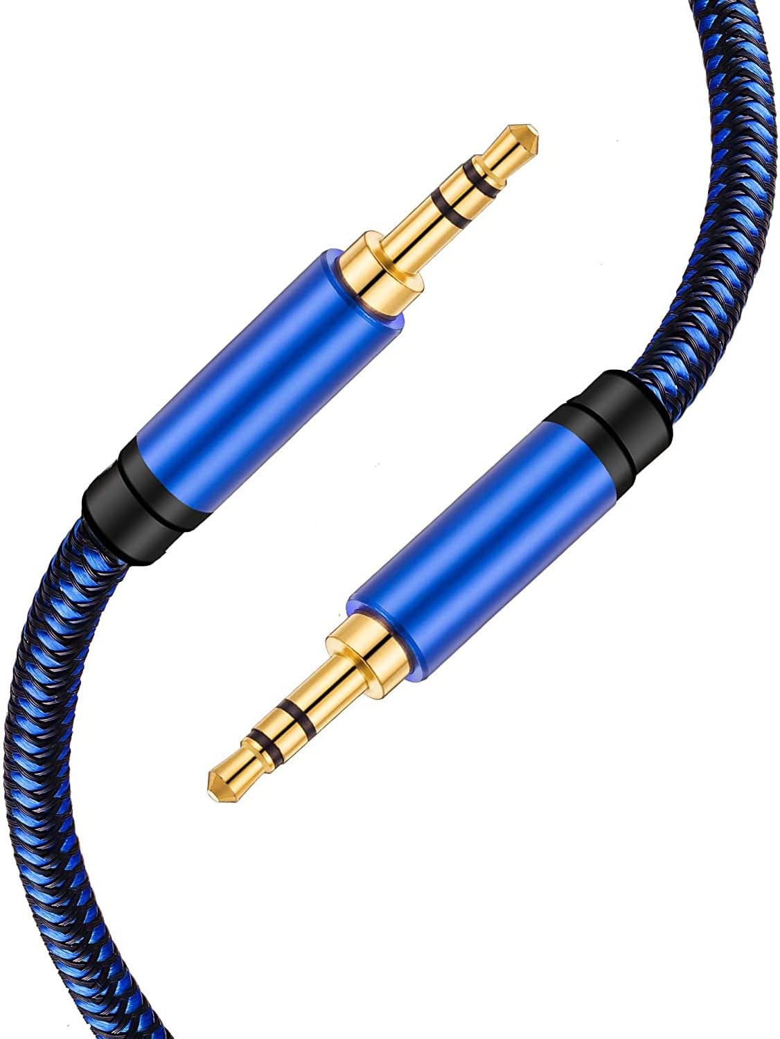 Aux Cable 3.5mm Male to Male Stereo Aux Cord 3.5mm Auxiliary Audio Cable Braided 1/8 Shielded ...