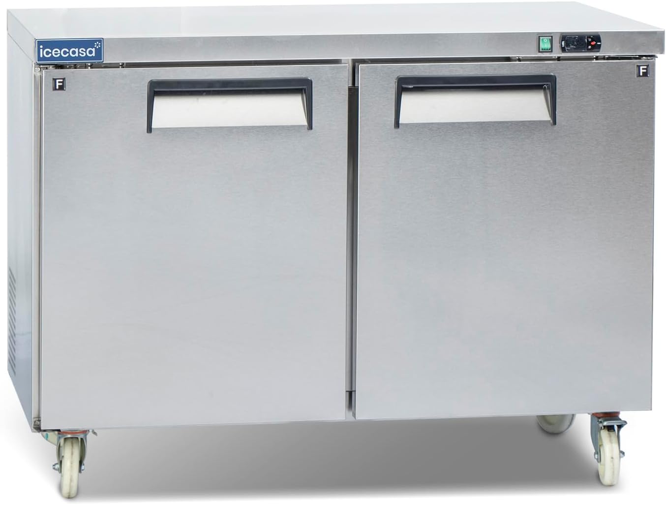 Amazon.com: ICECASA 48" W Commercial Freezer Worktop Undercounter ...