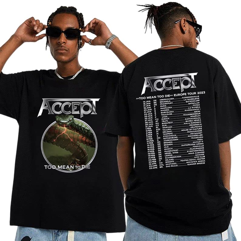 Accept Band Too Mean Too Die Tour 2023 Shirt, Accept Band Tour 2023 TShirt