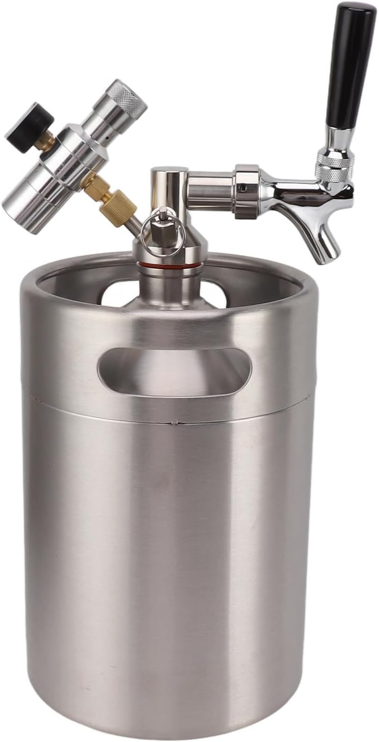 Amazon.com: 5L/170Oz Mini Keg Growler 150PSI Pressure Regulator ...