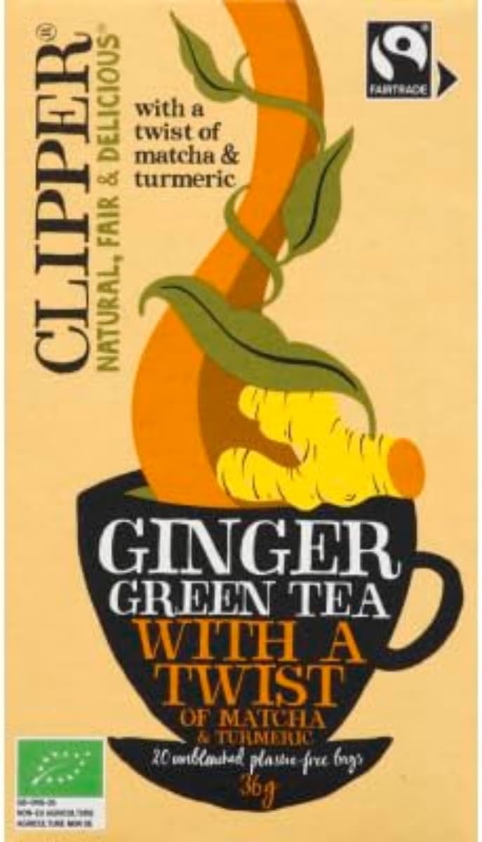 Clipper Clip The Vert Gingembre Twist, 36g : Amazon.fr: Epicerie