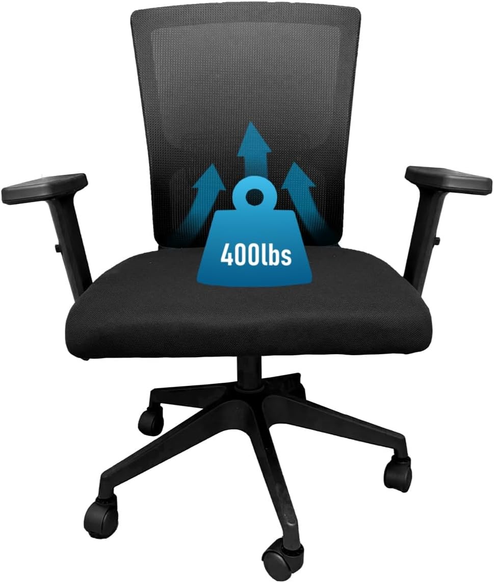 Amazon.com: King Mills Plus Size Office Chair, Height Adjustable Plus ...