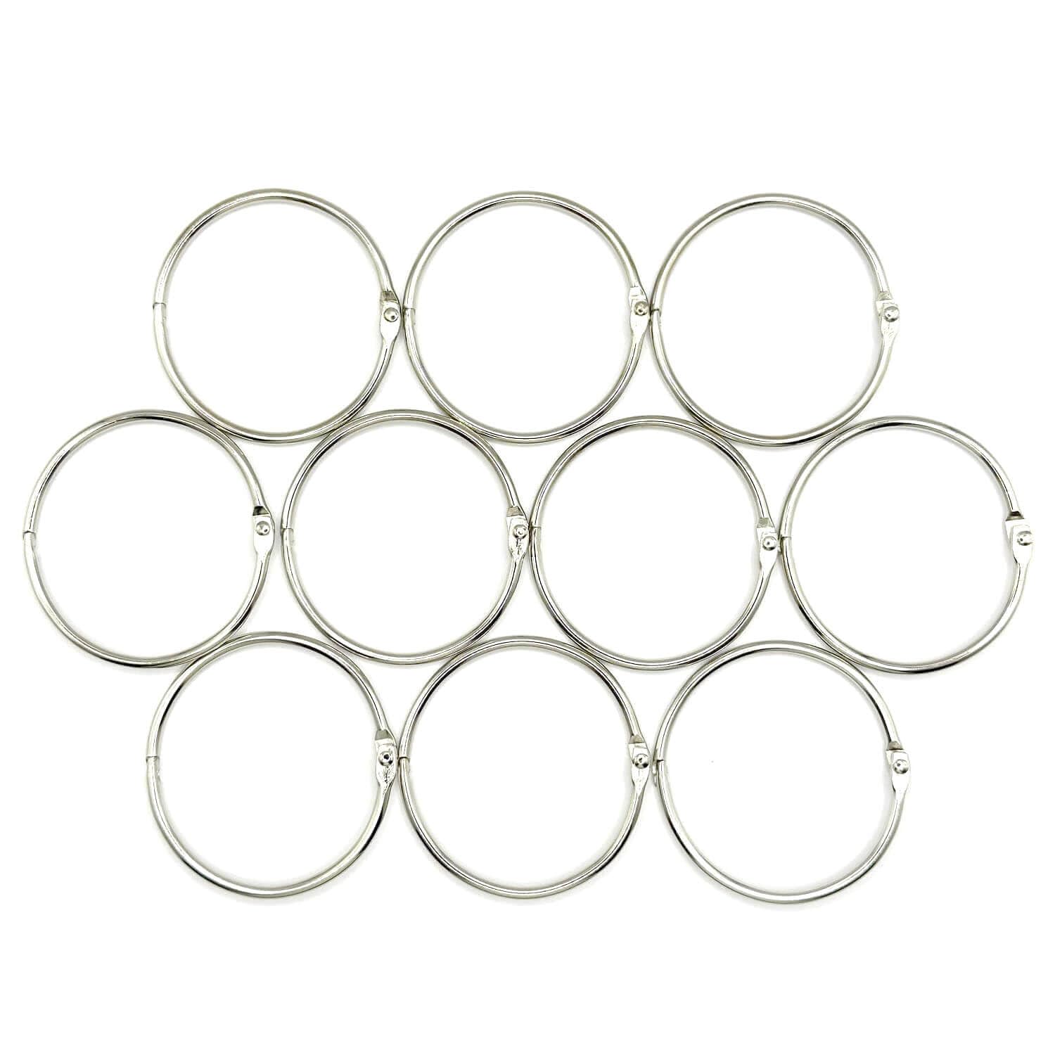 Amazon.com : 2 Inch Large Book Binder Rings,Big Loose Leaf Binder Rings ...