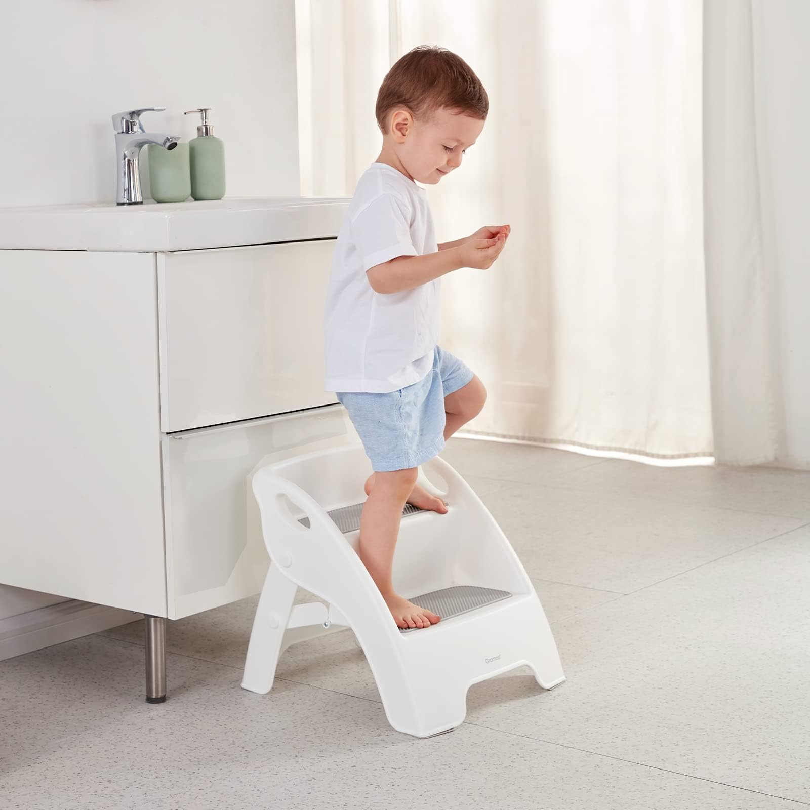 Amazon.com: Parkside Wind Foldable Toddler Step Stool for Kitchen and ...
