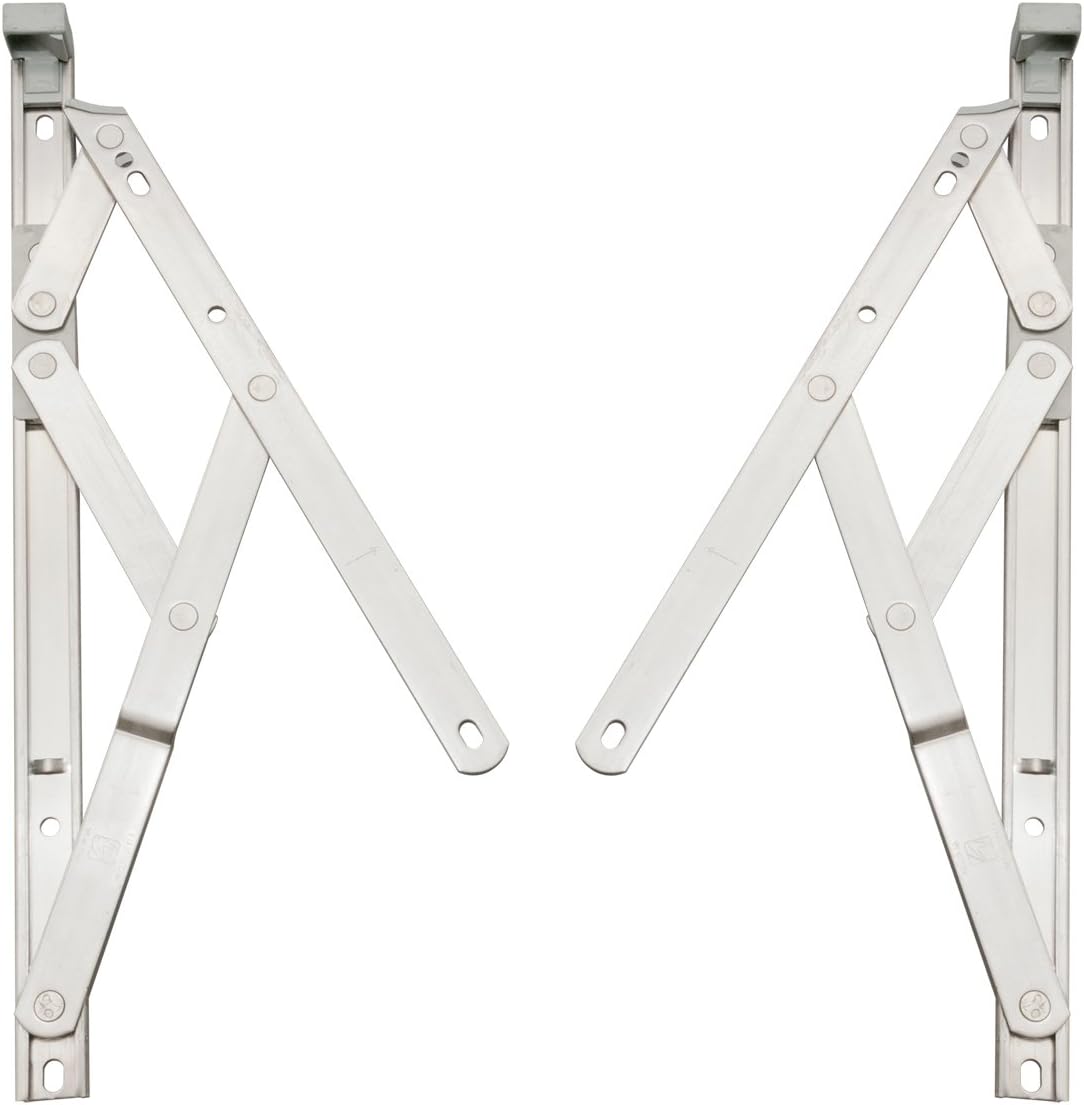 Pair of Top Hung Window Stays / Friction Hinges - Designed to stay open ...
