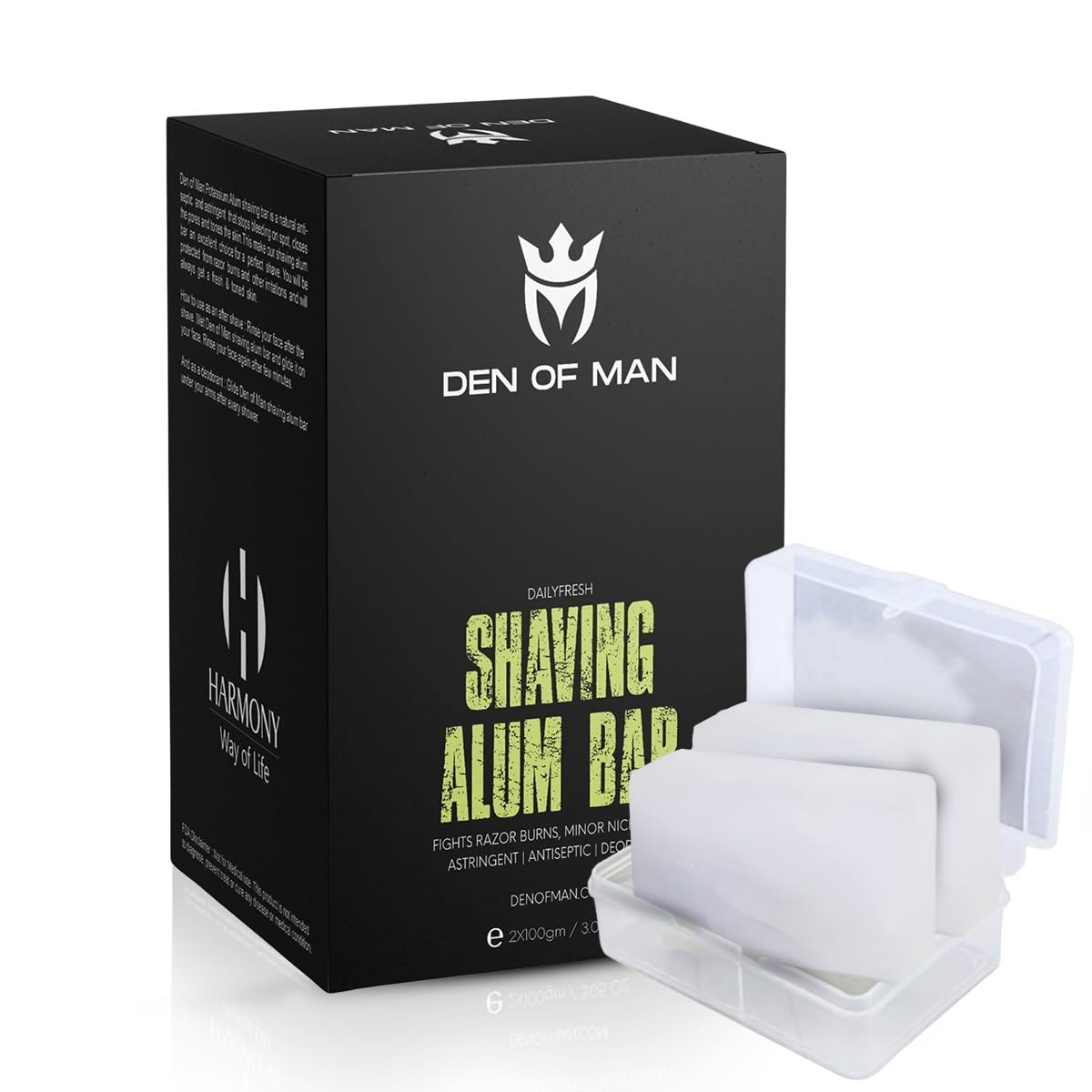 Den of Man Alum Stone for Face | Alum Bar, Fitkari Stone for Skin ...