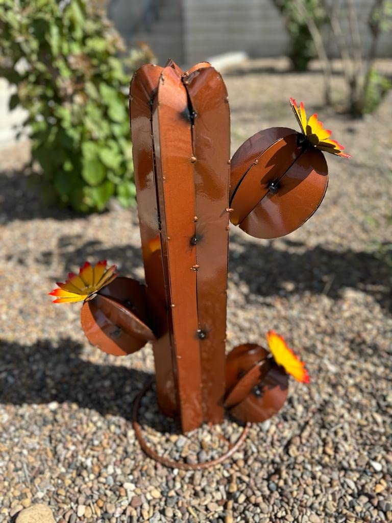 Copper Cactus Art