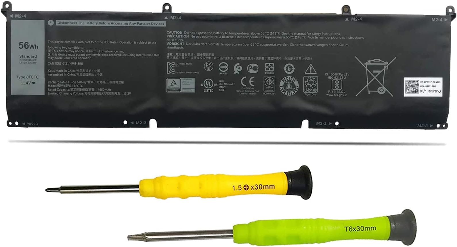 Amazon.com: LAQUEENA 69KF2 Laptop Battery Compatible with Dell XPS 15 ...