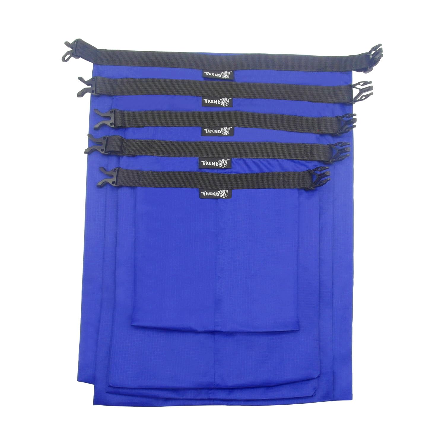 Snapklik.com : Set Of 5 Sizes Roll Top Waterproof Dry Bag Kit Storage ...