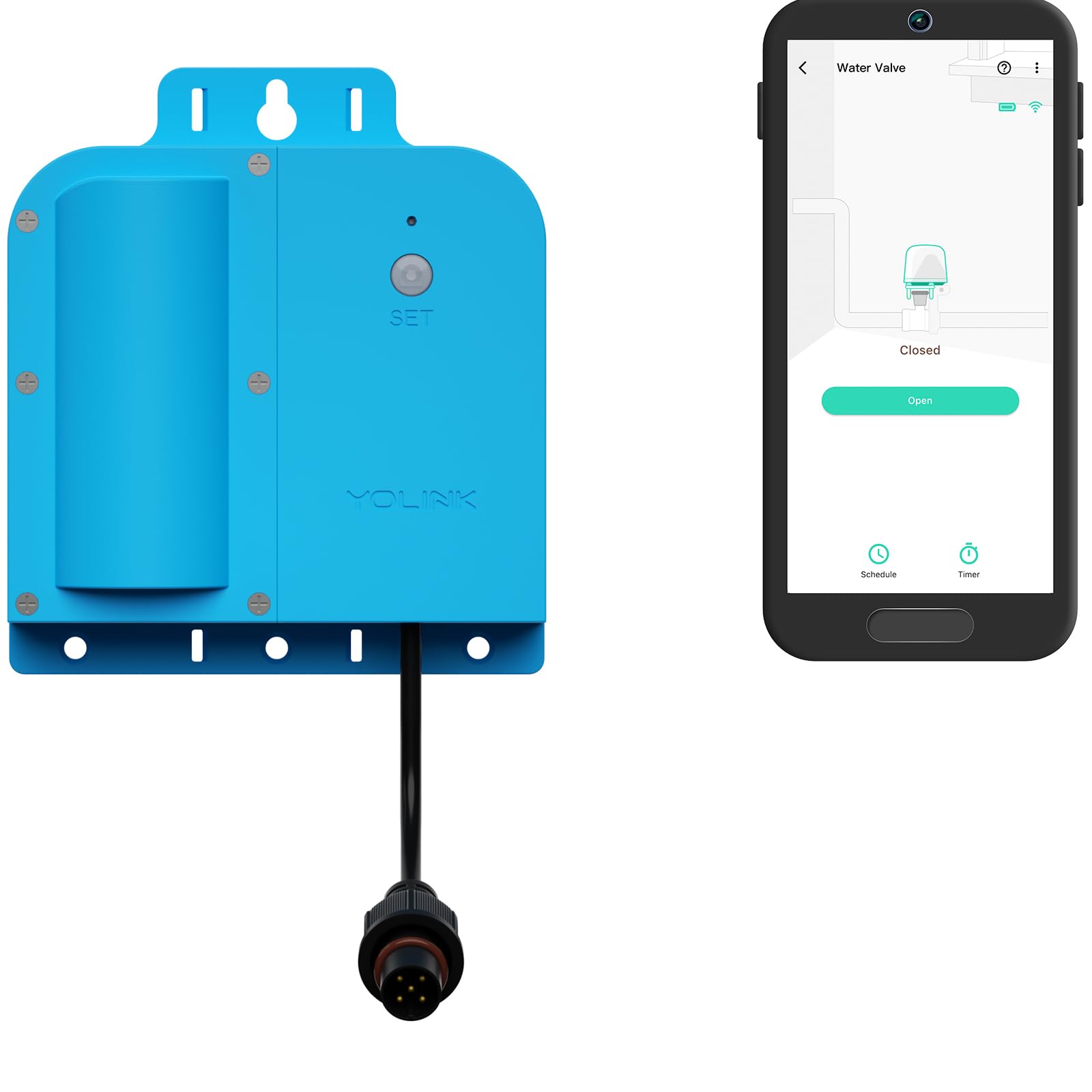 Snapklik.com : YoLink Smart Wireless X3 Version Valve Controller