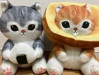 Amazon.co.jp: mofusand Bread Nyan, Big Plush, W5 : Toys & Games