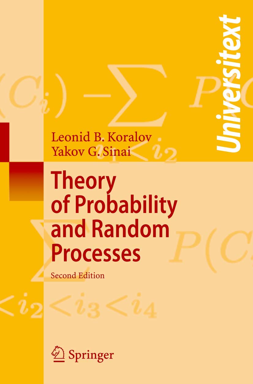 Amazon.com: Theory of Probability and Random Processes (Universitext ...