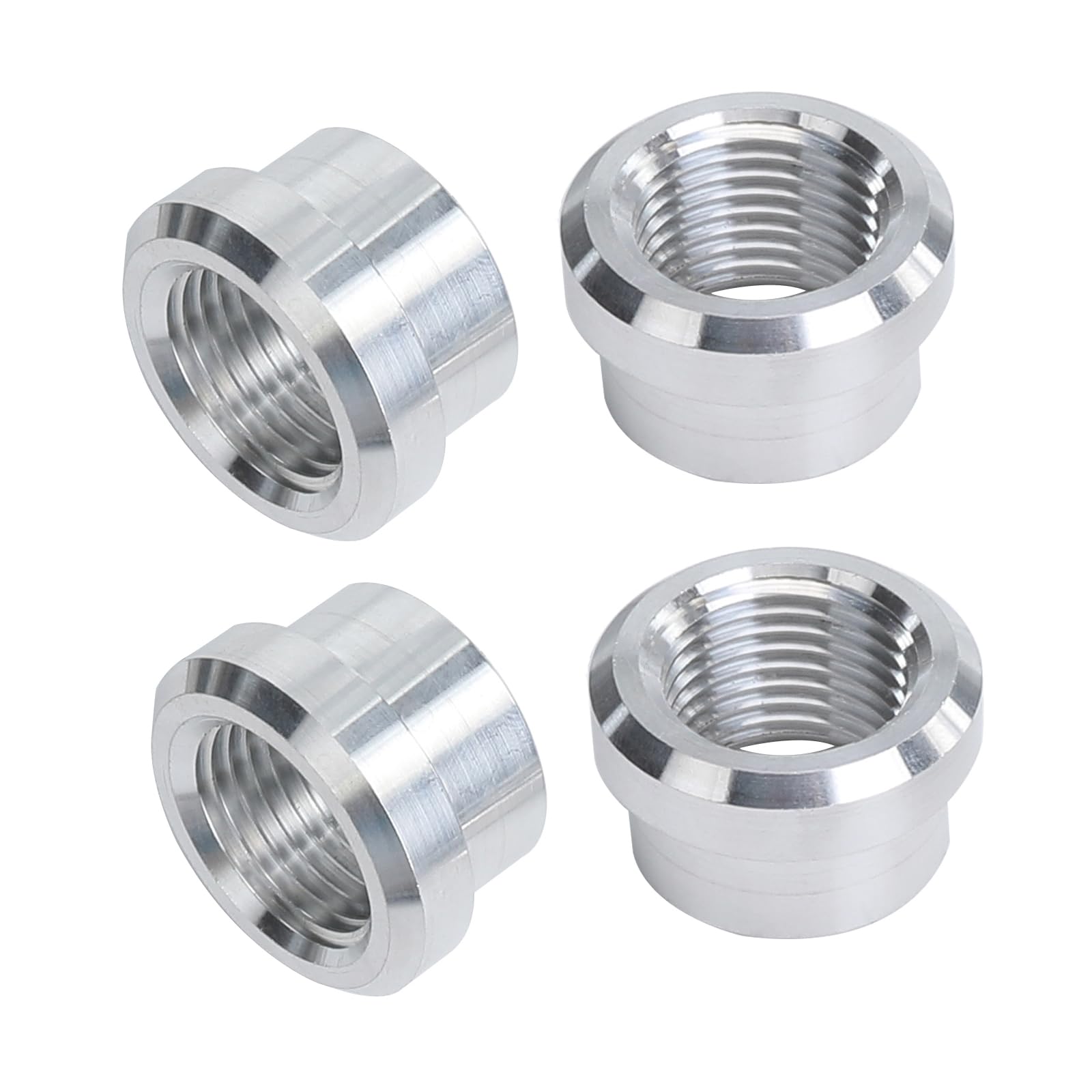 Snapklik.com : AC PERFORMANC 4PCS 3/8" NPT Female Weld On Bung Weldable Fuel Tank Fitting Aluminum