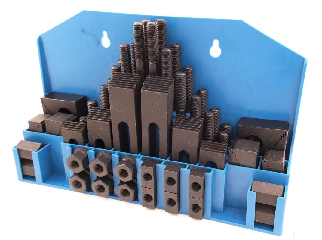 Precise Steel Clamping Kit, Table T-Slot: 3/8 T-Slot Width:, 59% OFF