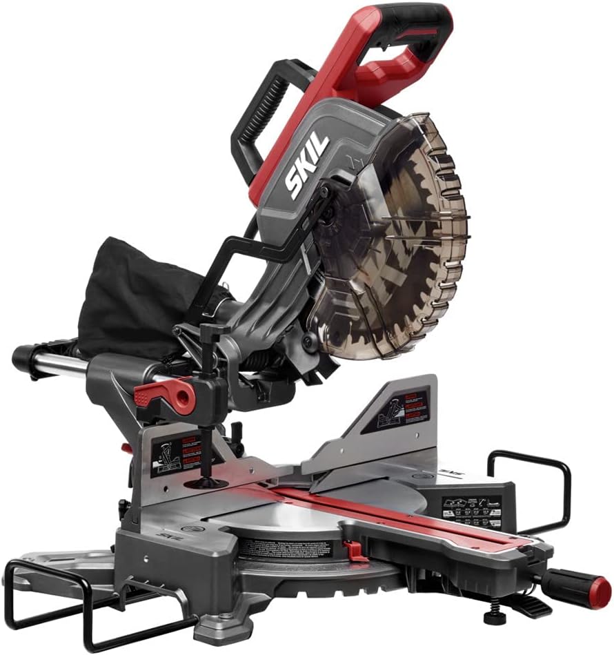 Milwaukee 6955-20 12-Inch Sliding Dual Bevel Miter Saw with Digital ...