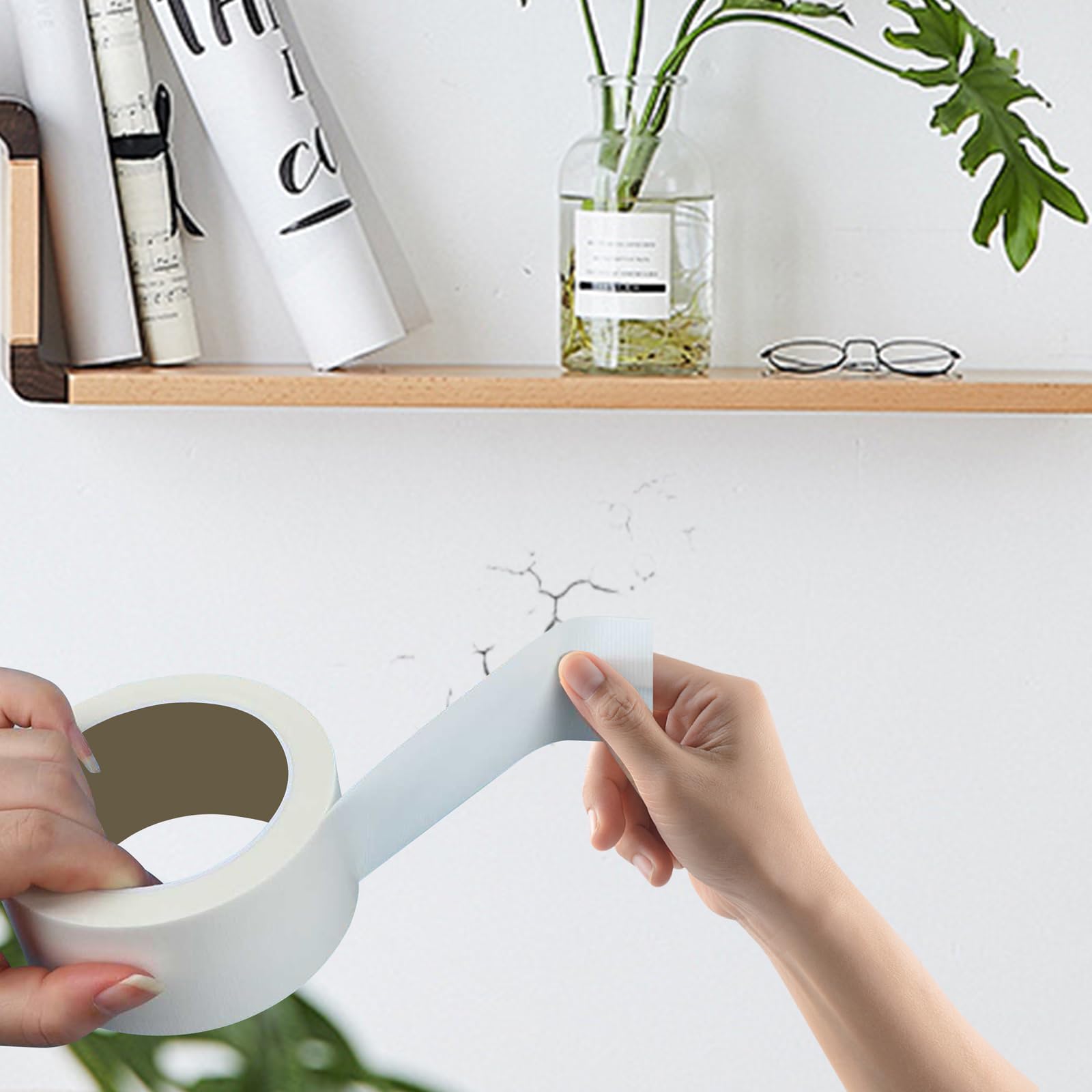 Snapklik.com : Self Adhesive Stress Crack Tape, 65.6 Ft X 2.4 Inch ...